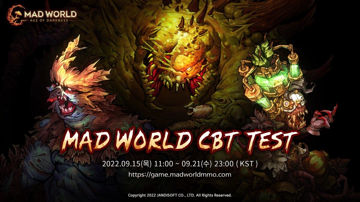 잔디소프트 웹브라우저 Mmorpg ‘매드월드 Cbt 모집 인디게임닷컴
